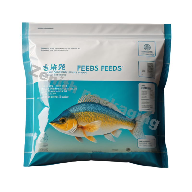 Aquaculture Packaging: 15KG Fish Feed PE Heavy Film Packaging
